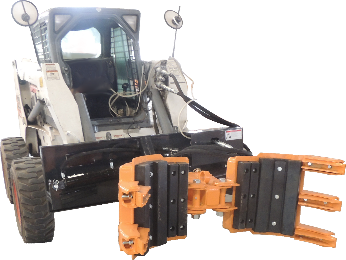 5 Fingers Rotating Grapple Rock and Tree Mover Heavy Duty Skid Steer A ...