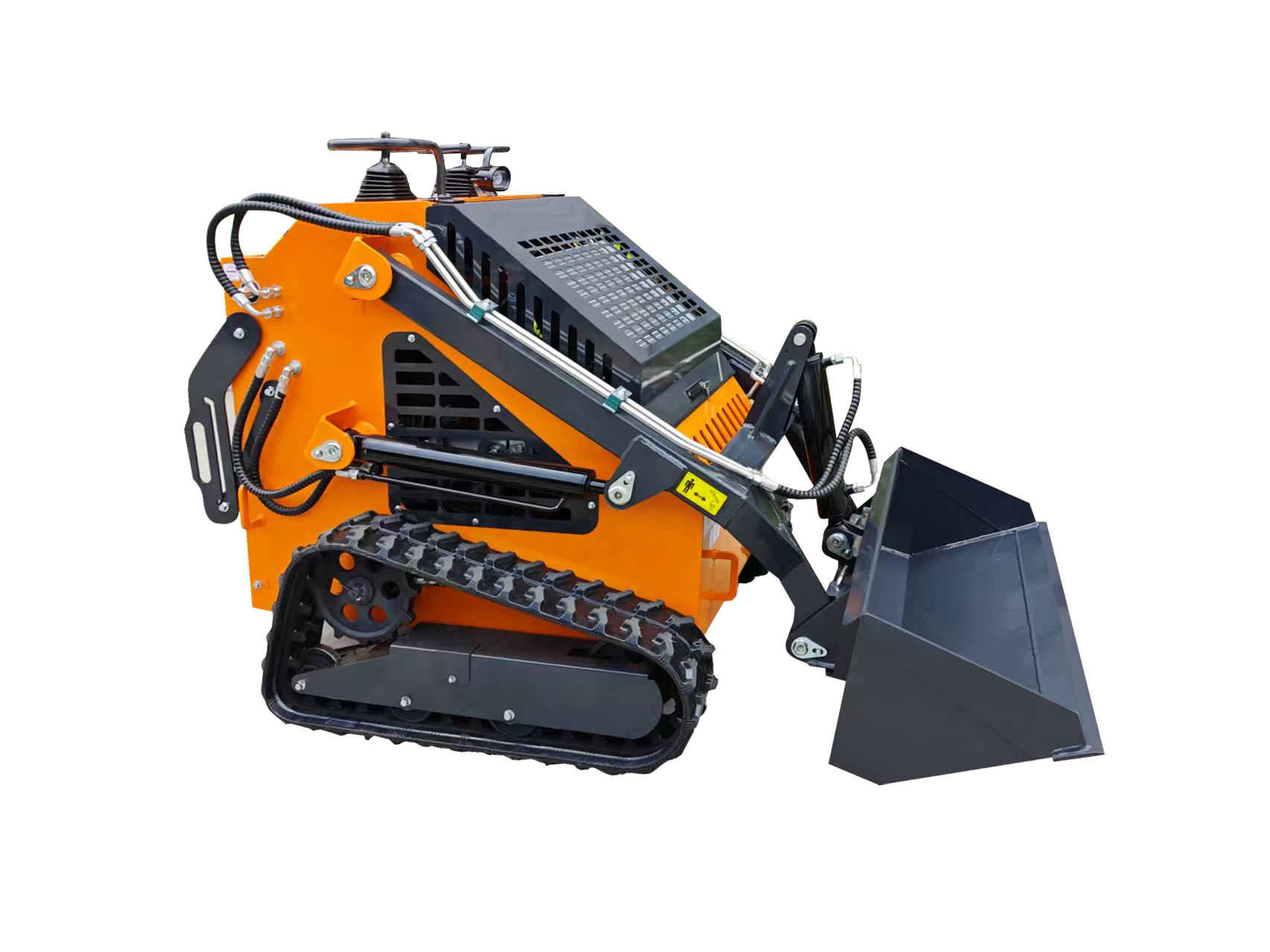23HP Mini Skid Steer Loader, Compact Track Loader with Bucket, 22-25HP ...