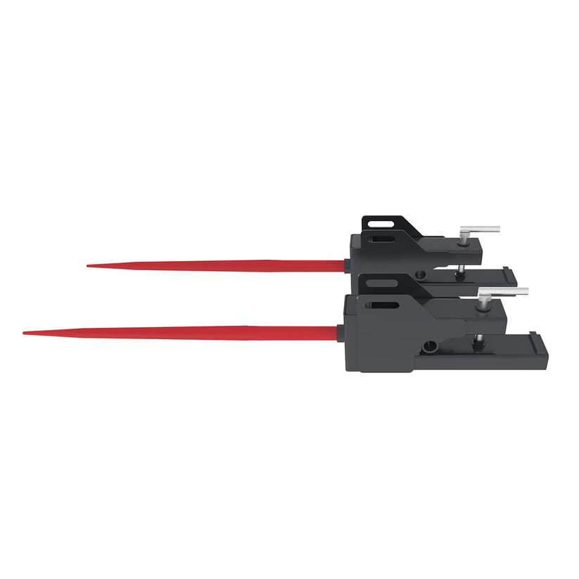 60" Heavy Duty Clamp-On Hay Bale Spear, 3000 LBS Capacity Spike Fork A ...