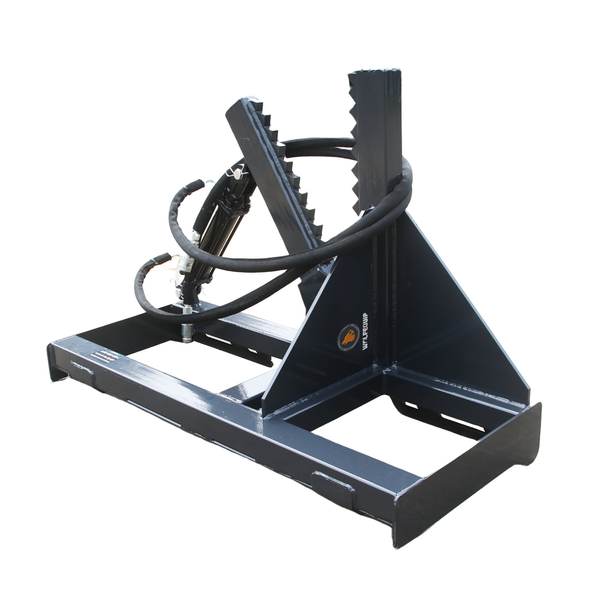 12" Skid Steer Tree Puller Hydraulic Attachment – Wolfequip